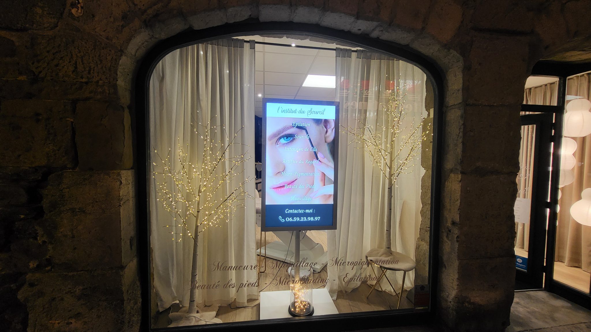 Écran vitrine - Pixel impact